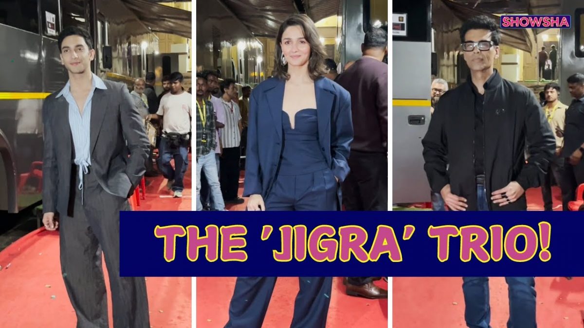 Alia Bhatt, Vedang Raina & Karan Johar Spotted Together In Filmcity I ...