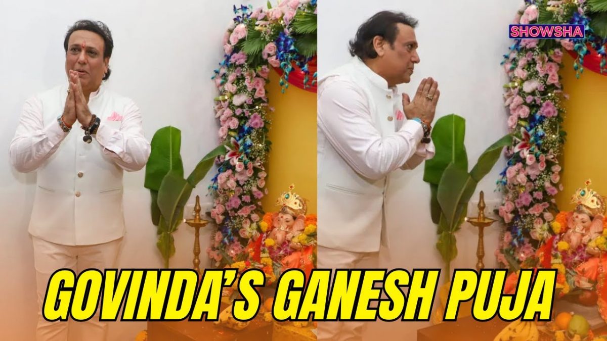 Govinda Celebrates Ganesh Chaturthi By Distributing Sweets To Paps At ...