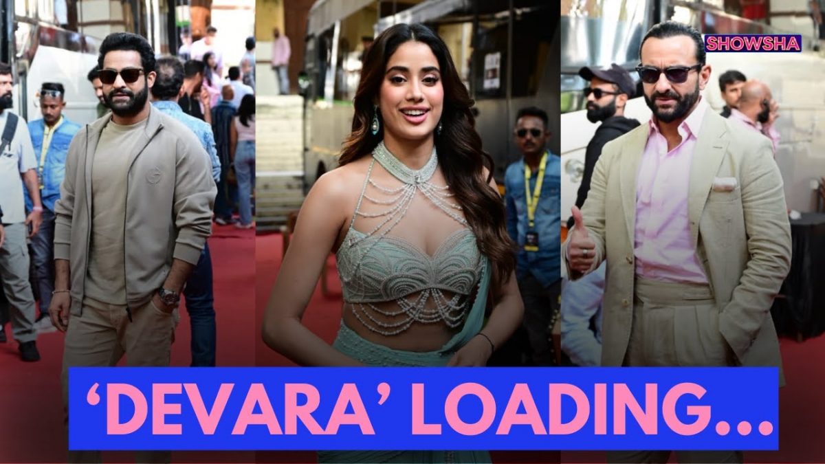 Janhvi Kapoor, Saif Ali Khan & Jr NTR Promote 'Devara' In Style On The ...