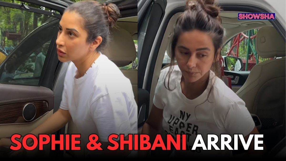 Sophie Choudry & Shibani Dandekar Visit Malaika's Mother's House After Her Father Passes Away ...