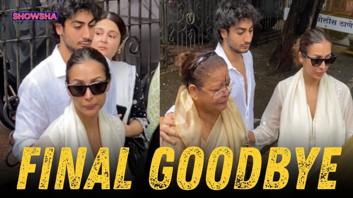 Devastated Malaika Arora Takes Her Grieving Mother Joyce For Her Father ...
