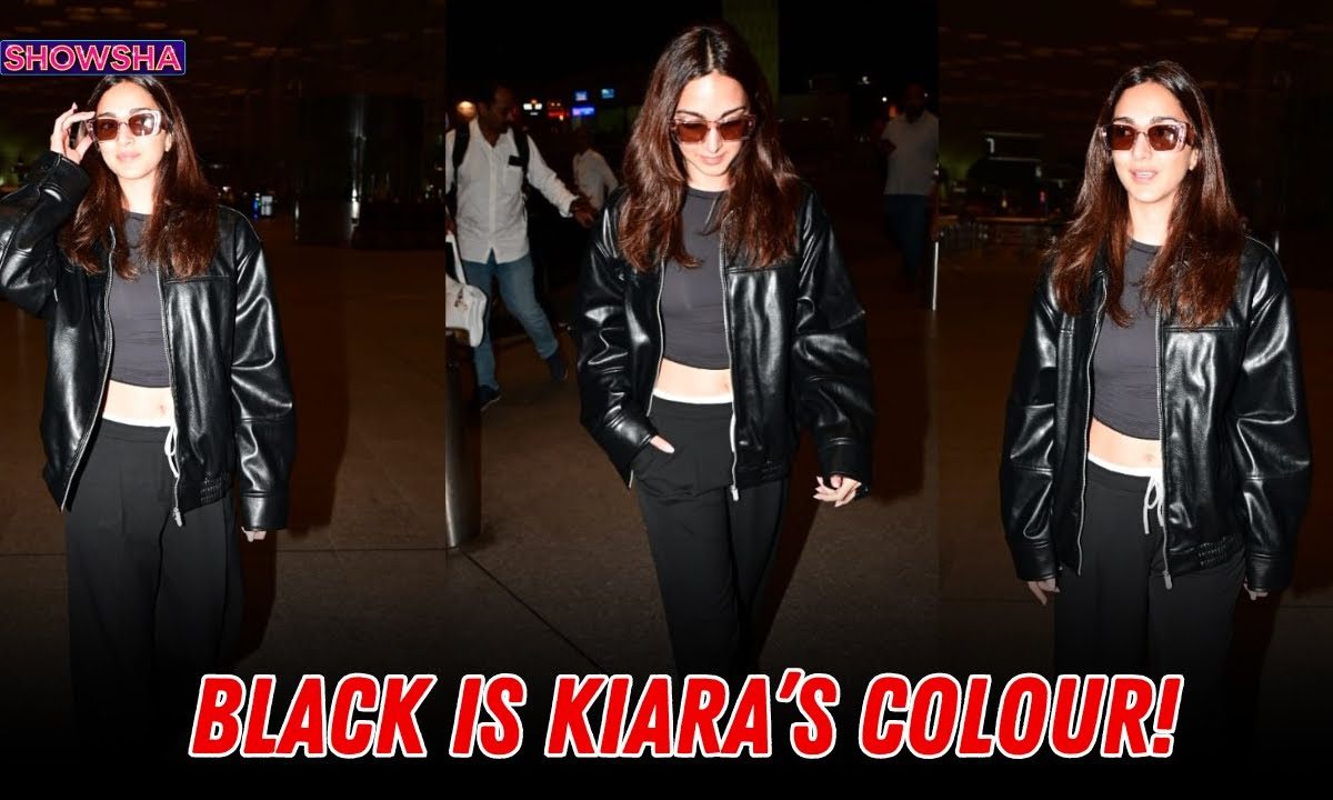 Kiara Advani Channels Badass Chick Vibes In Full Black Attire For Her ...