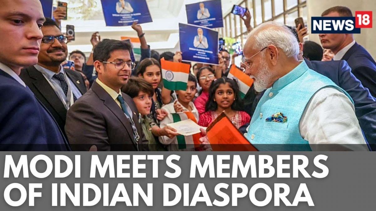 PM Modi US | PM Modi Meets Members Of Indian Diaspora After Landing At ...