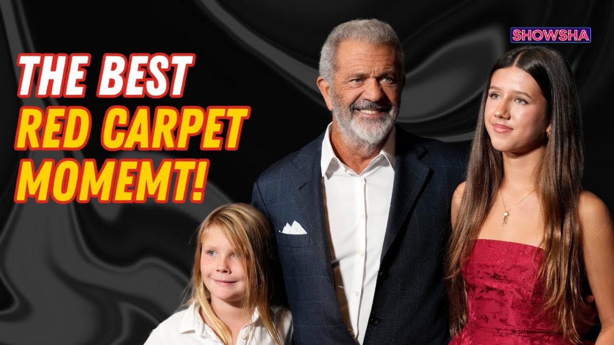 Mel Gibson Makes A Rare Appearance With Kids Lucia & Lars At 'Monster ...