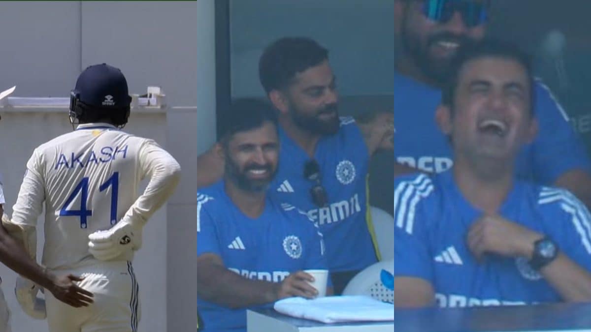 Gautam Gambhir in Hysterics as Virat Kohli Triggers Laugh Riot While Akash Deep Writhes in Pain ...