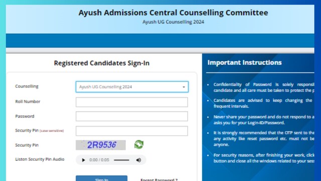 AYUSH NEET UG 2024 Counselling Round 2 Seat Allotment Result Out At aaccc.gov.in, Direct Link To ...