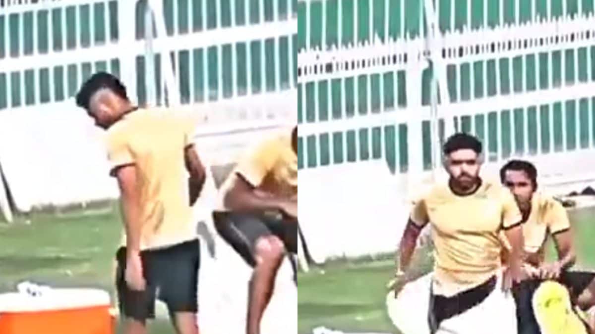 Watch: Babar Azam Wraps Himself in Towel For Prayers After Failing to ...