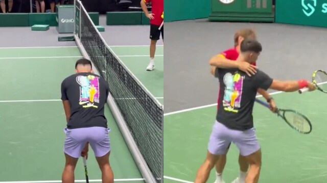 Watch: Carlos Alcaraz Shows Off Golf Skills on Tennis Court | Sports ...