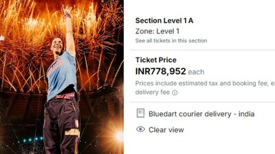 Coldplay India: Tickets Worth Rs 4000 Are Being Resold For Rs 7.78 ...