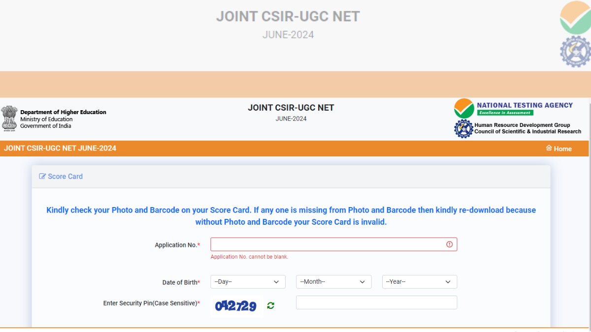 Joint CSIR UGC NET Result 2024 Declared: Direct Link to Download ...