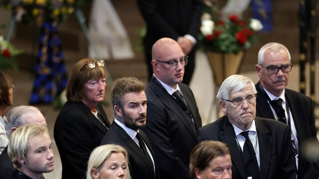 David Beckham Attends Sven-Goran Eriksson's Funeral | Football News ...
