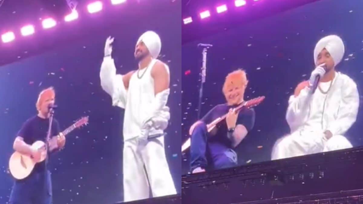 Diljit Dosanjh and Ed Sheeran Reunite to Perform Naina x Shape of You ...