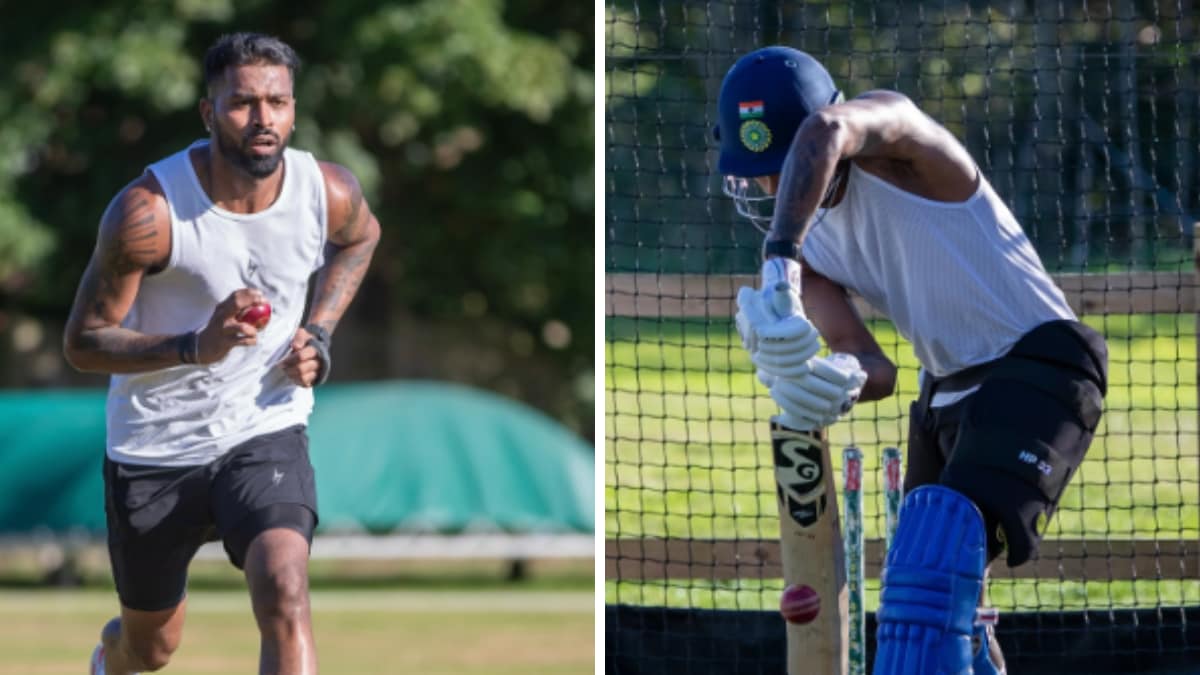 Hardik Pandya Training With Red-Ball Again, Further Fueling ...