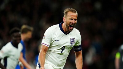 In 100th Appearance For England, Harry Kane Scores Twice to Sink ...