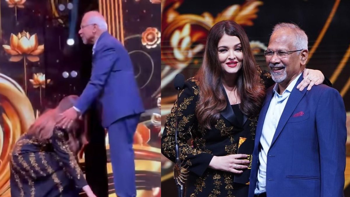 Aishwarya Rai Bachchan Touches Mani Ratnam's Feet on IIFA Stage After ...