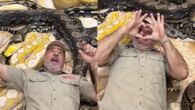 Zookeeper Celebrates Birthday With A 'Snake Party', We Are Not Joking ...
