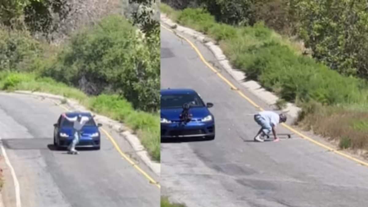 Watch: Driver's Quick-thinking Saves Skateboarder Who Collapsed In ...