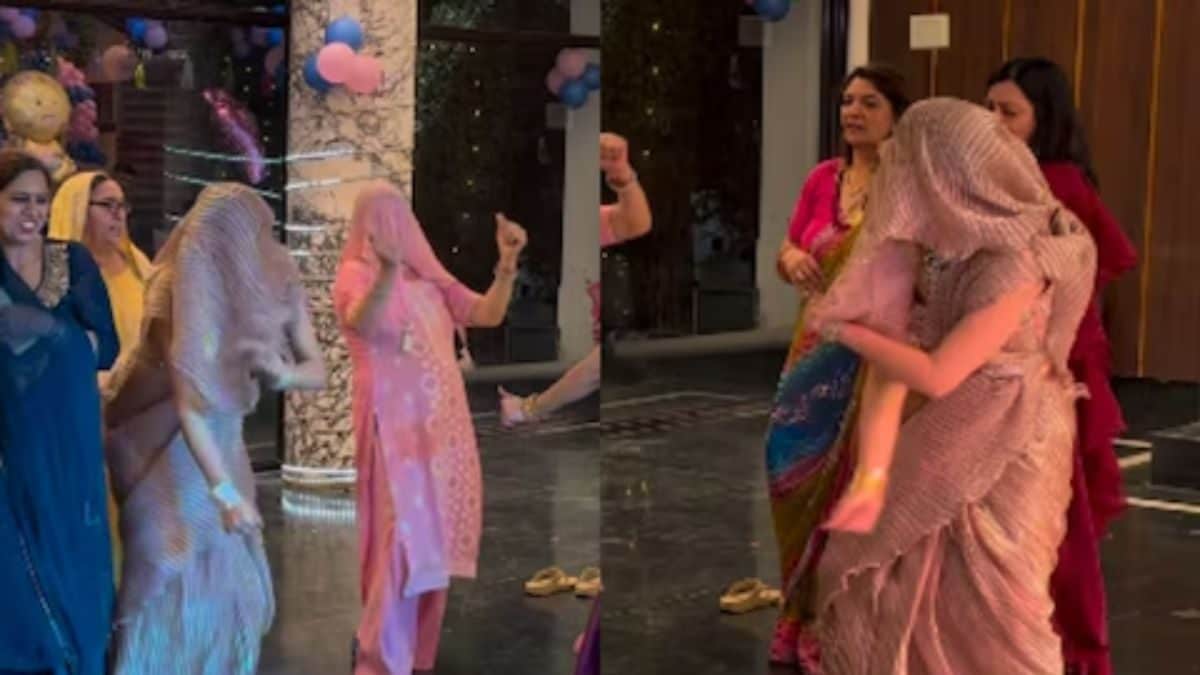 Watch: Haryana Woman In Ghoonghat Dancing To Traditional Tunes Leaves ...