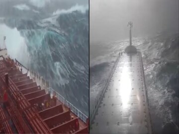 Video Of Ships Caught Amid Violent Sea Storms Will Give You Goosebumps ...