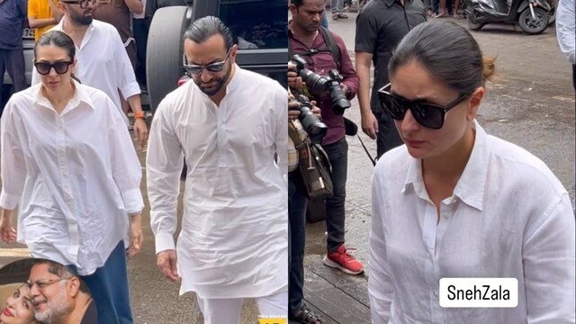 Saif Ali Khan, Kareena Kapoor And Karisma Kapoor Attend Malaika Arora's ...