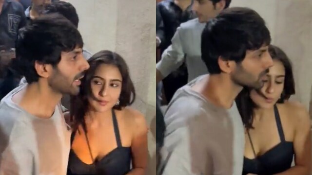 Kartik Aaryan and Sara Ali Khan's Intimate Hug Sparks Patch-Up Rumours; Fans Say 'Get Married ...