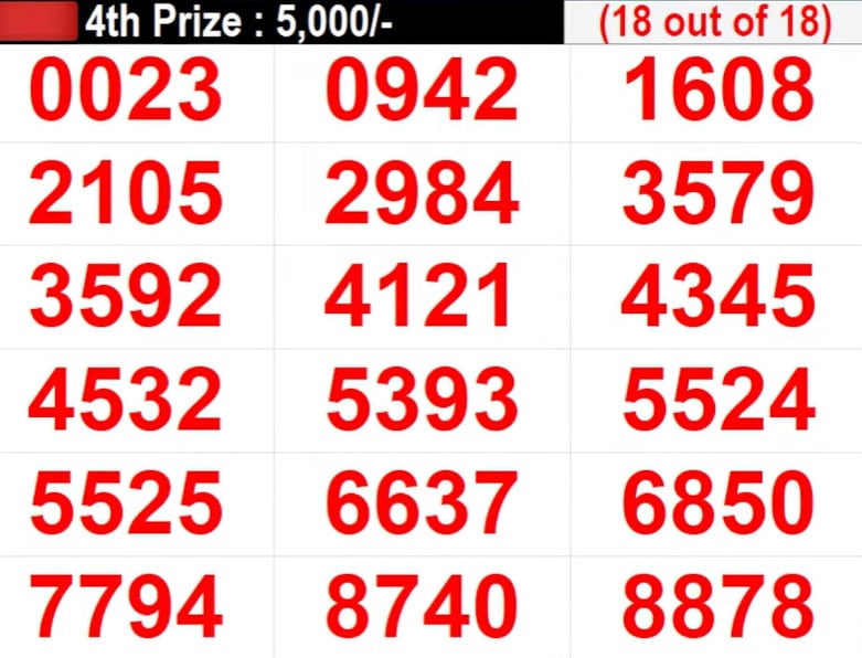 539 lotto result today store
