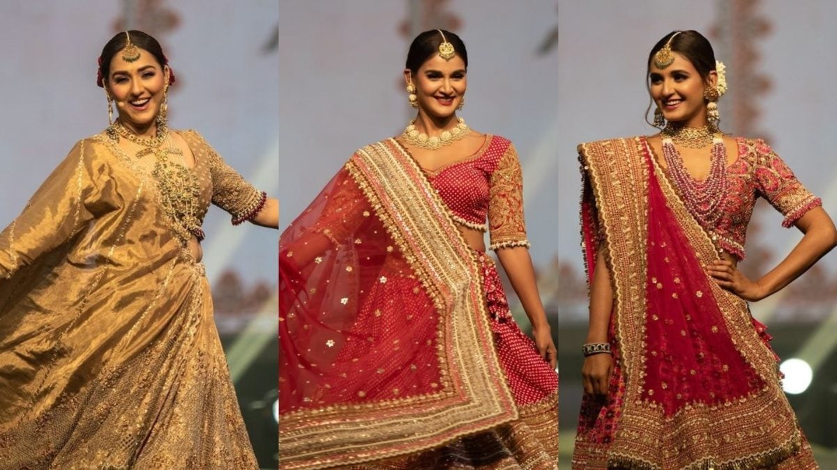 Mohan Sisters Create Magic In Dubai Fashion Show In Ethnic Lehengas As ...