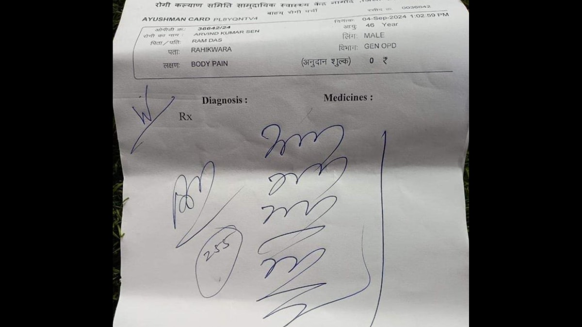 Doctor's Handwritten Prescription Has Internet Decoding The Secret Message to Pharmacist | Viral ...