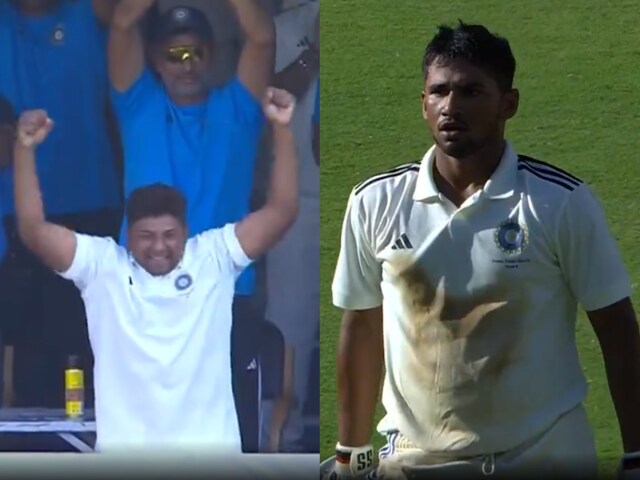 Sarfaraz Khan Celebrates Brother Musheer Khan's Century In Duleep ...