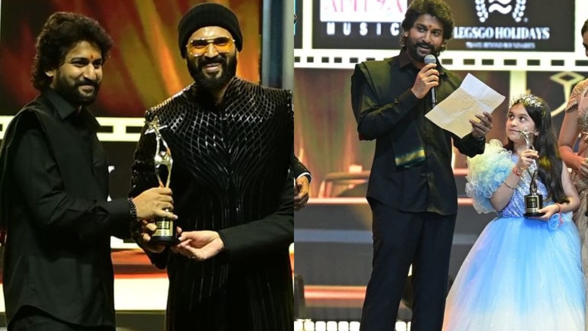 SIIMA 2024: Nani Walks Barefoot in Dubai, Accepts Best Actor Award From ...
