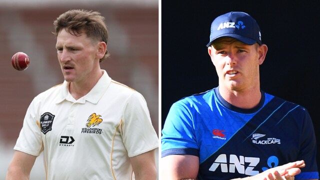 New Zealand Cricket Award All-Rounders Nathan Smith and Josh Clarkson ...