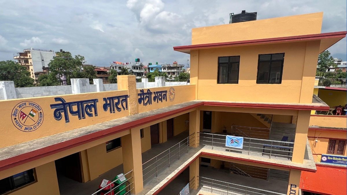School Building, Built With Indian Grant Assistance Of NRs 11.30 ...