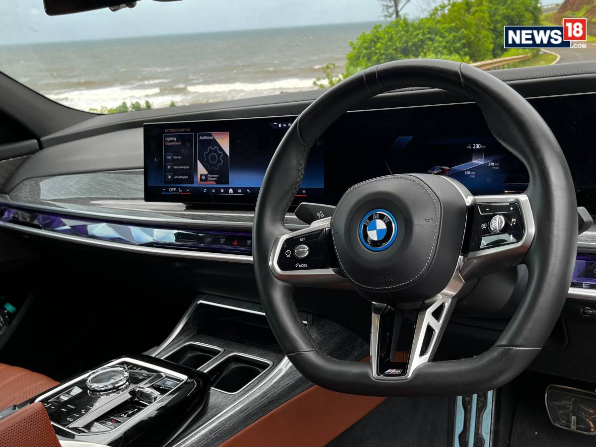 BMW i7 XDrive60 in Pics: See Design, Features, Interior, Road Presence and More