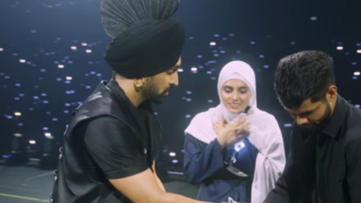 Watch: Diljit Dosanjh Gifts New Shoes To Fan From Pakistan - News18