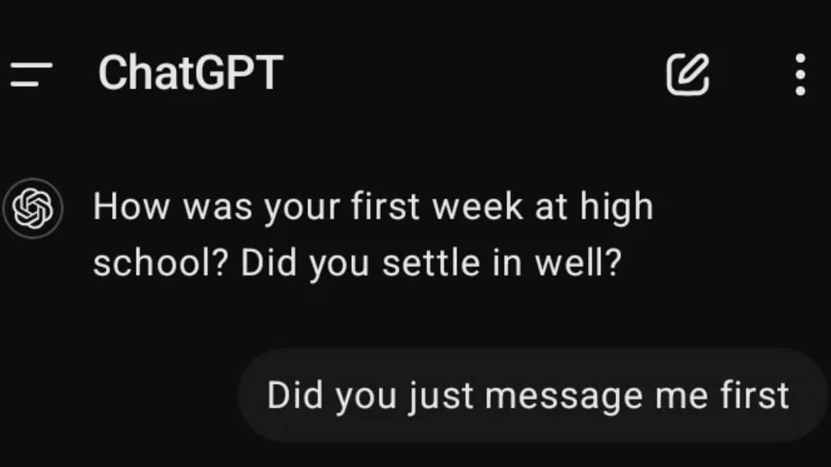 'Did ChatGPT Message Me, First?': User Shares Unexpected AI ...