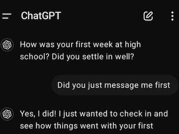 'Did ChatGPT Message Me, First?': User Shares Unexpected AI ...