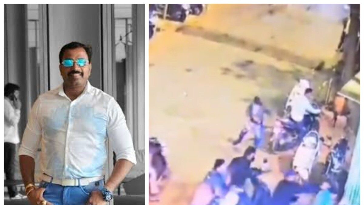 Attackers On 6 bikes, CCTV Captures Brazen Murder Of Ex-NCP Corporator ...