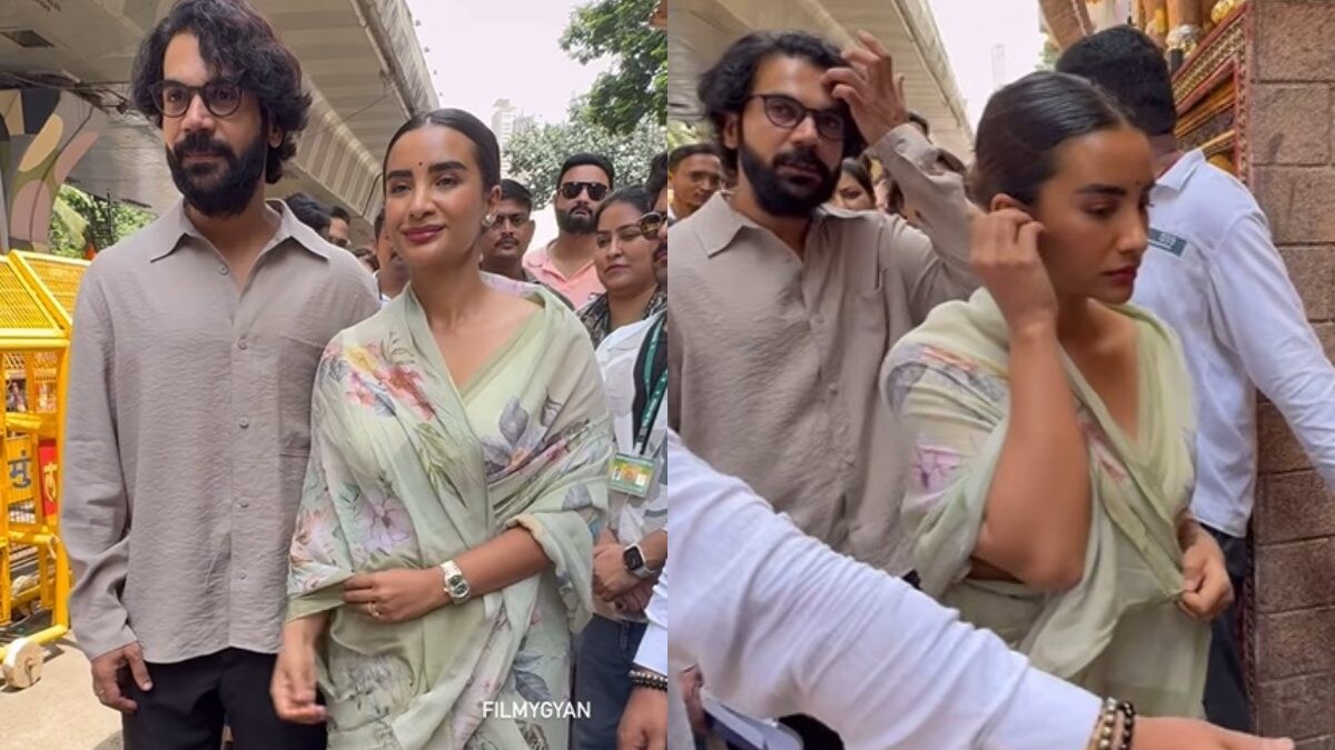 Rajkummar Rao, Patralekha Walk Barefoot To Seek Blessing From Lord ...