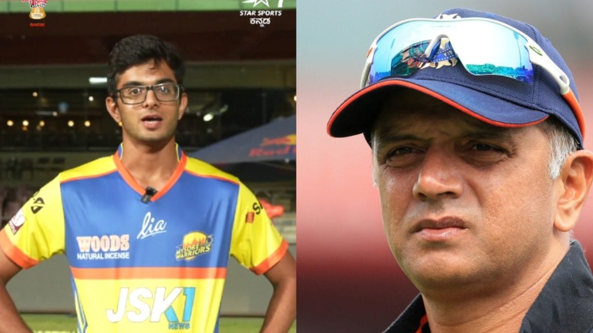 Rahul Dravid's Son Samit Reacts After Selection In India U-19 Team For ...