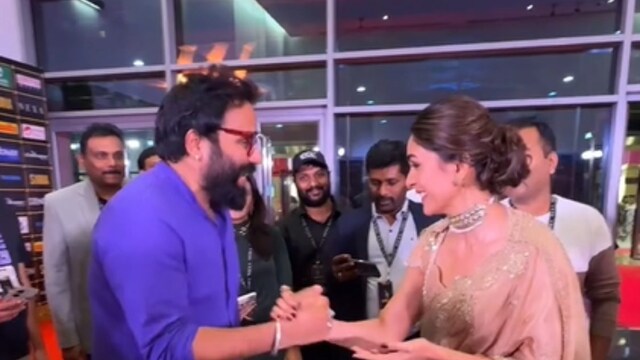 Mrunal Thakur Stops To Congratulate Sandeep Reddy Vanga, Fans Notice ...