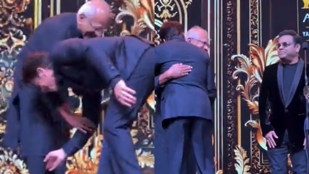 Shah Rukh Khan Touches Mani Ratnam's Feet as He Wins Best Actor at IIFA ...