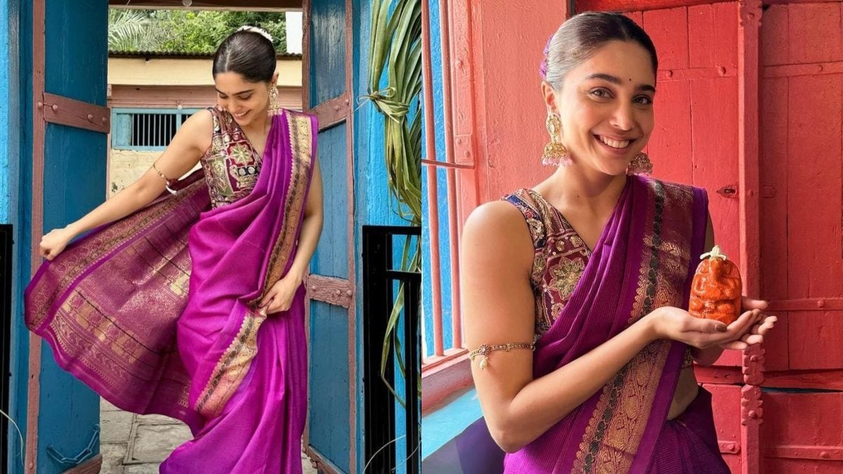 Sharvari Wagh Wears 35-Year-Old Saree From Her ‘Aaji’ To Celebrate ...