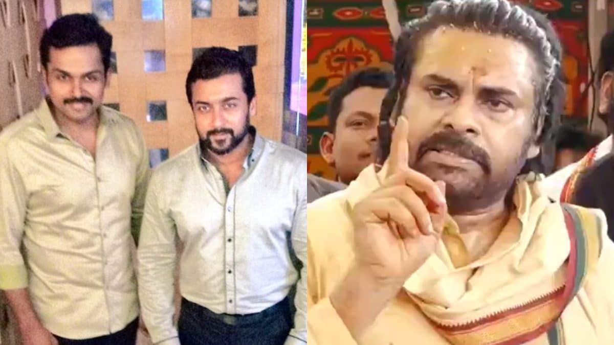 Suriya Breaks Silence on Pawan Kalyan-Karthi Resolving Issue Over the Tirupati Laddu Controversy ...