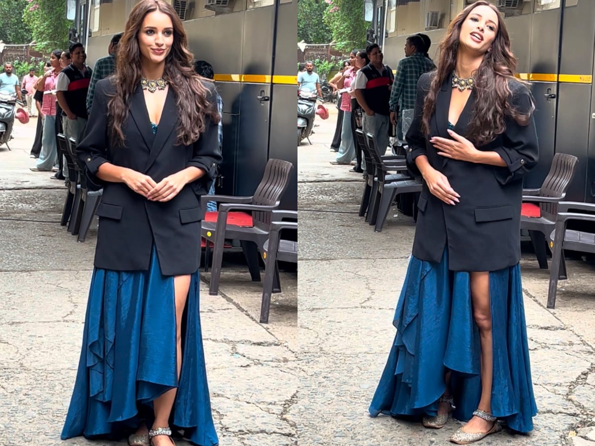 Triptii Dimri Of Animal Fame Ups Her Fashion Game In Blue Co-ord and ...
