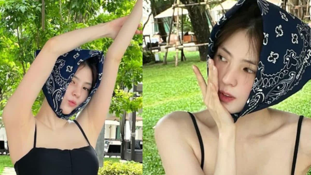 Han So-hee Impresses Fans With Her Sleek Tattooed Frame In A Black Bikini | Movies News - News18