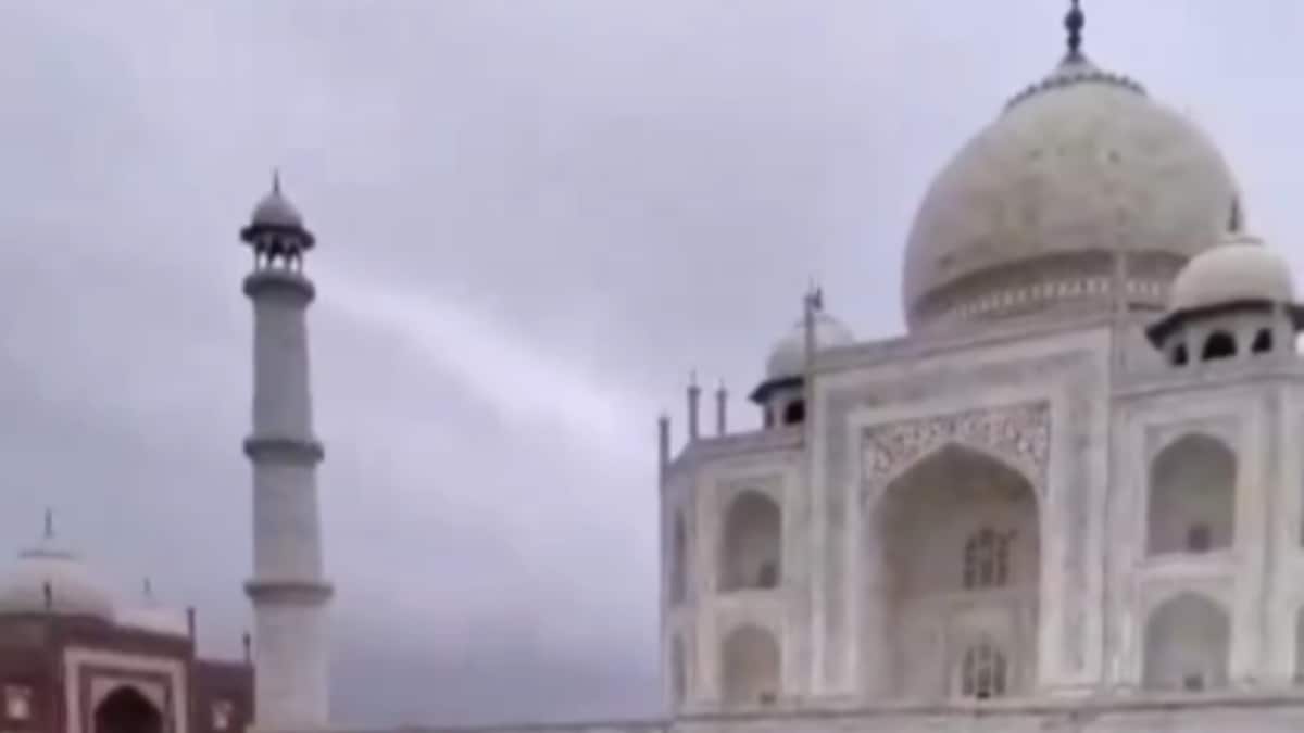 Taj Mahal Under Threat? Water Leakage In Main Dome After Heavy Rainfall Raises Concern | Video ...