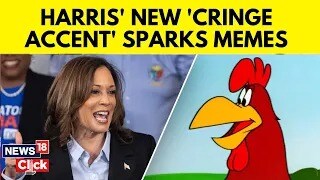 Kamala Harris New Cringe Accent Sparks Memes - News18