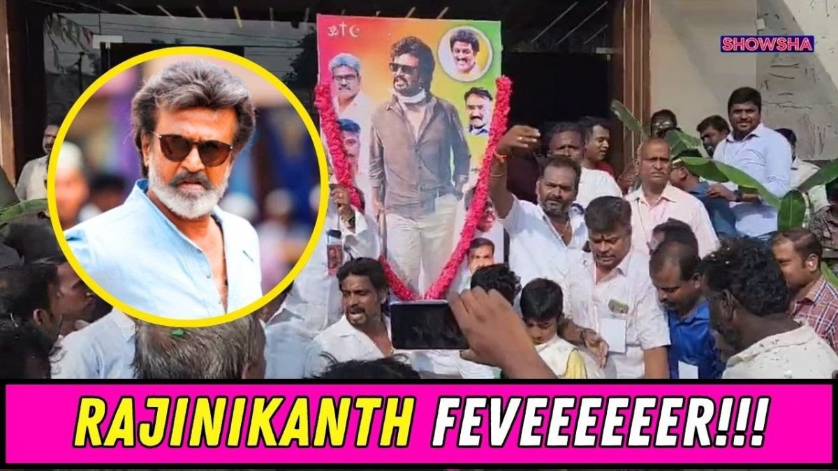 Superstar Rajinikanth’s Fans Celebrate The Release Of ‘Vettaiyan ...