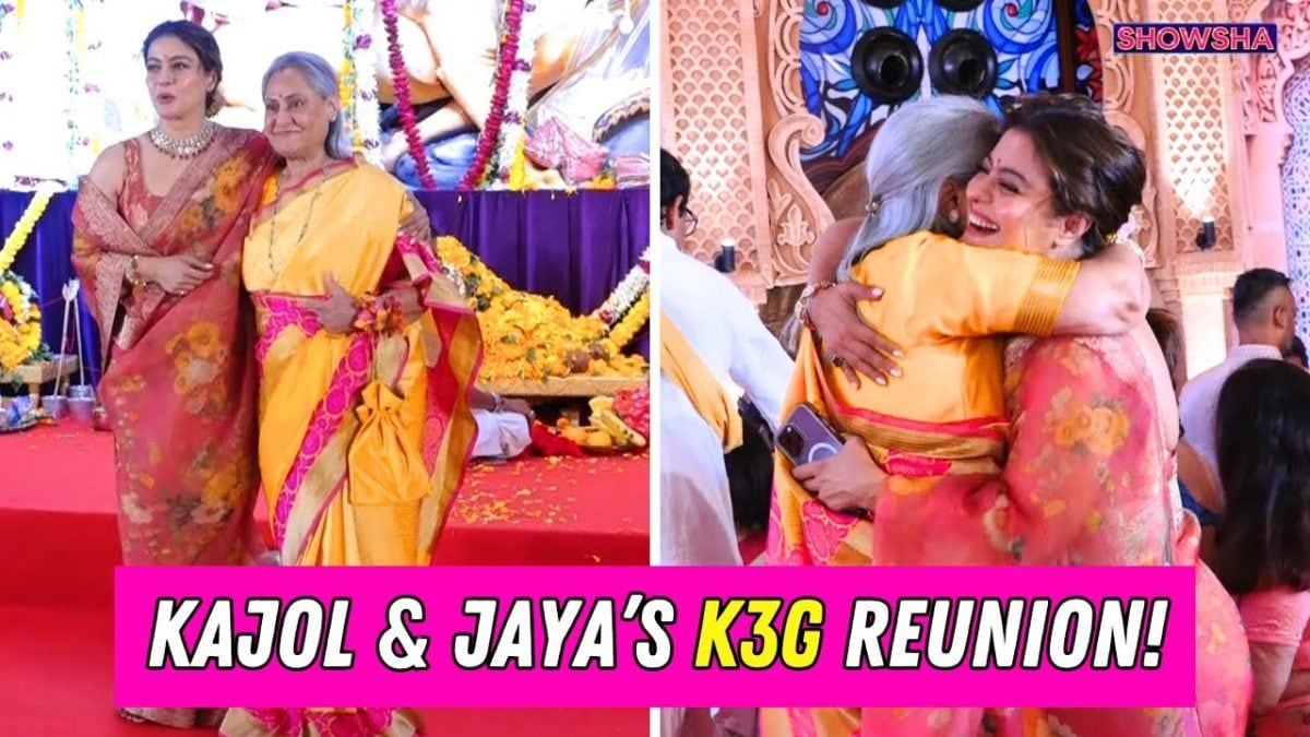 Jaya Bachchan & Kajol Have A Mini K3G Reunion As They Celebrate Durga ...
