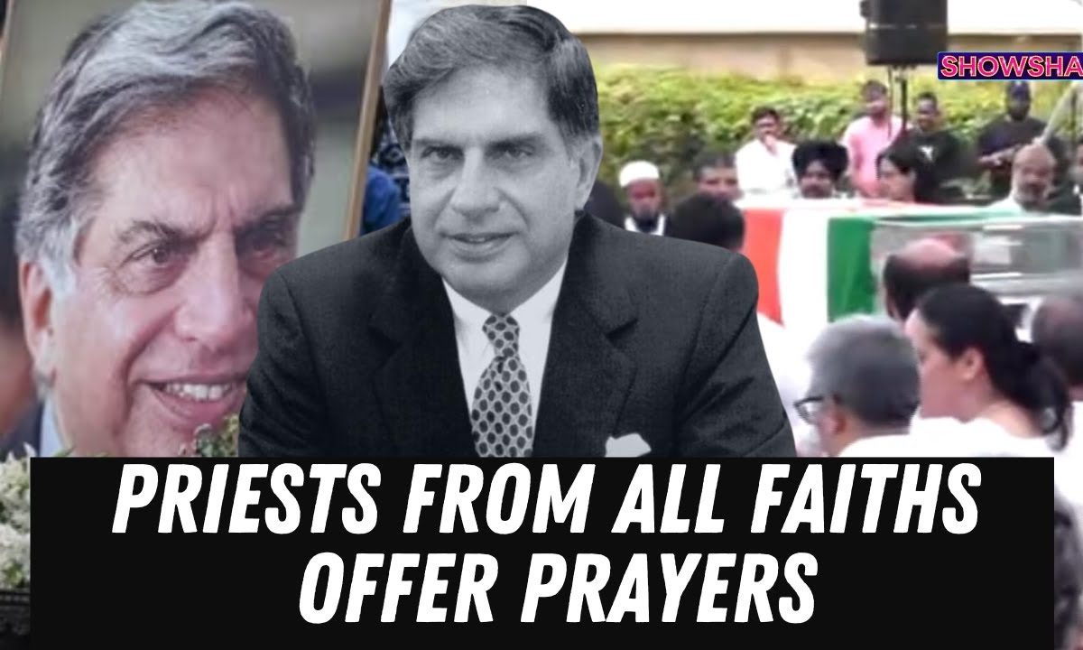 Ratan Tata's Funeral Marks An Emotional All-Religion Prayer Ceremony At ...